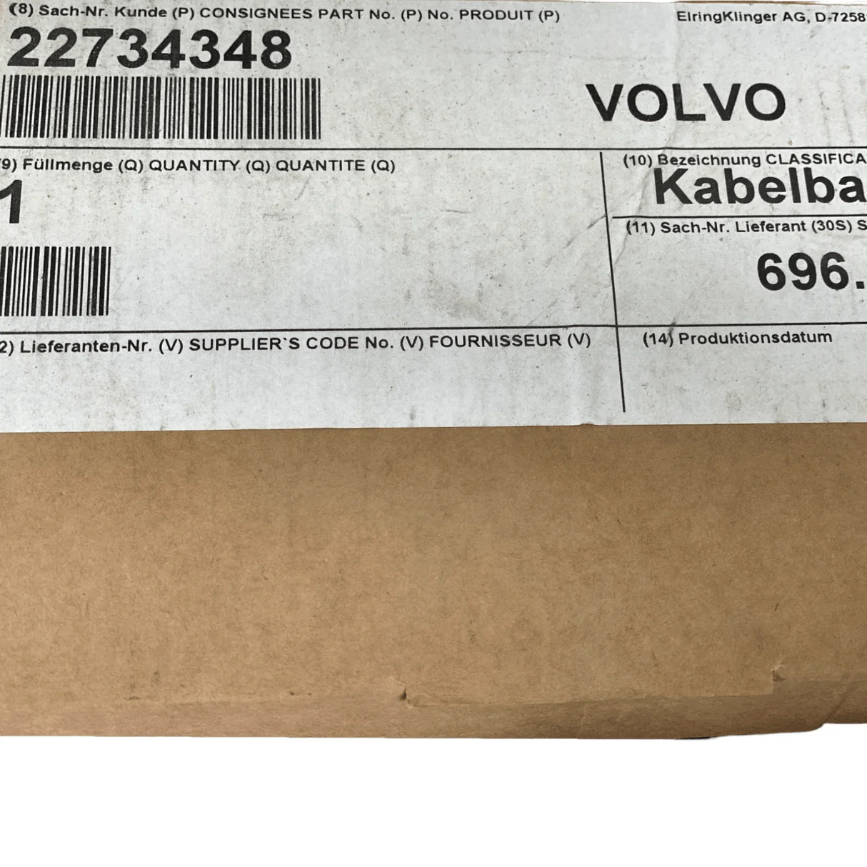 22193672 Genuine Volvo Wiring Harness – Truck To Trailer