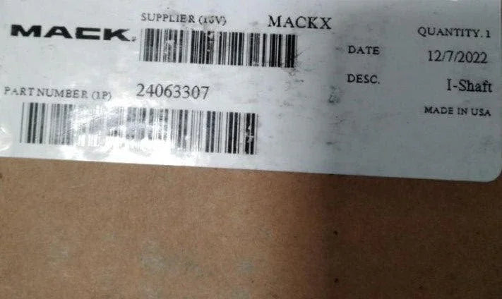 24063307 Genuine Mack Steering Shaft – Truck To Trailer