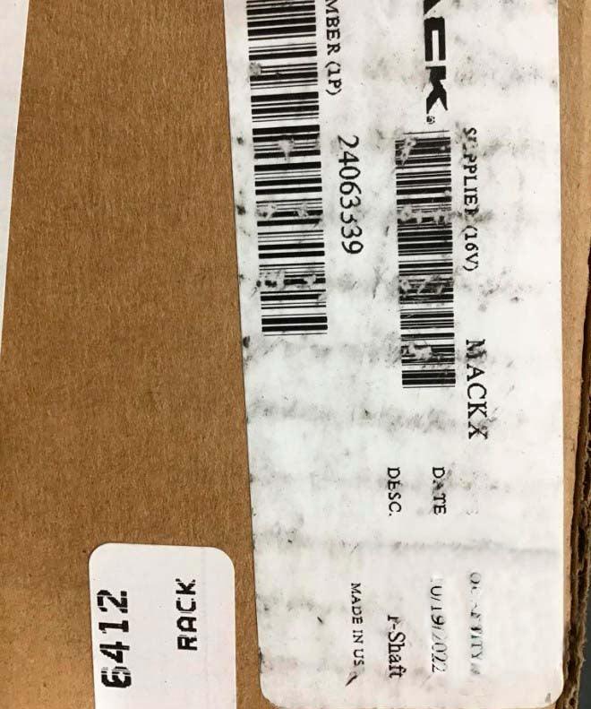 24063339 Genuine Mack Steering Shaft – Truck To Trailer