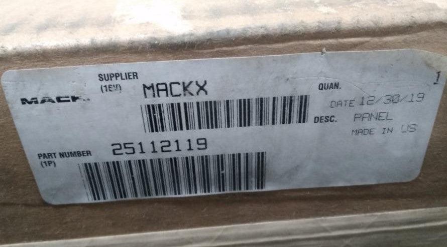 25112119 Genuine Mack Panel – Truck To Trailer