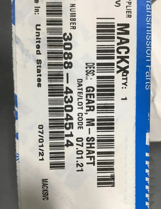 3088-4304514 Genuine Mack Gear Mainshaft – Truck To Trailer