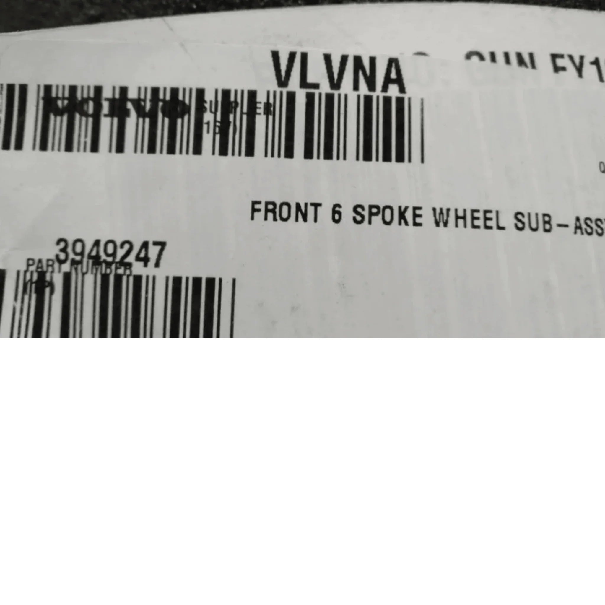 3949247 Genuine Volvo Front Wheel – Truck To Trailer