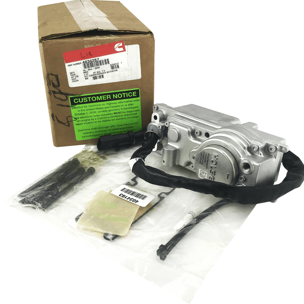 6379232RX Genuine Cummins Holset Electronic Vgt Actuator – Truck To Trailer