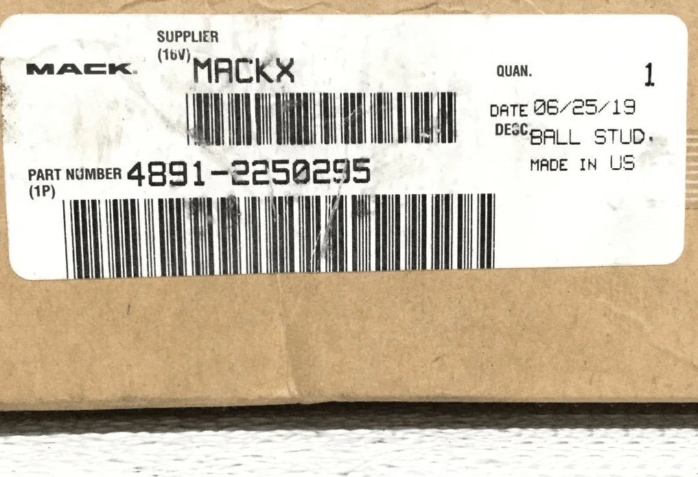 4891-2250295 Genuine Mack Ball Stud Kingpin – Truck To Trailer