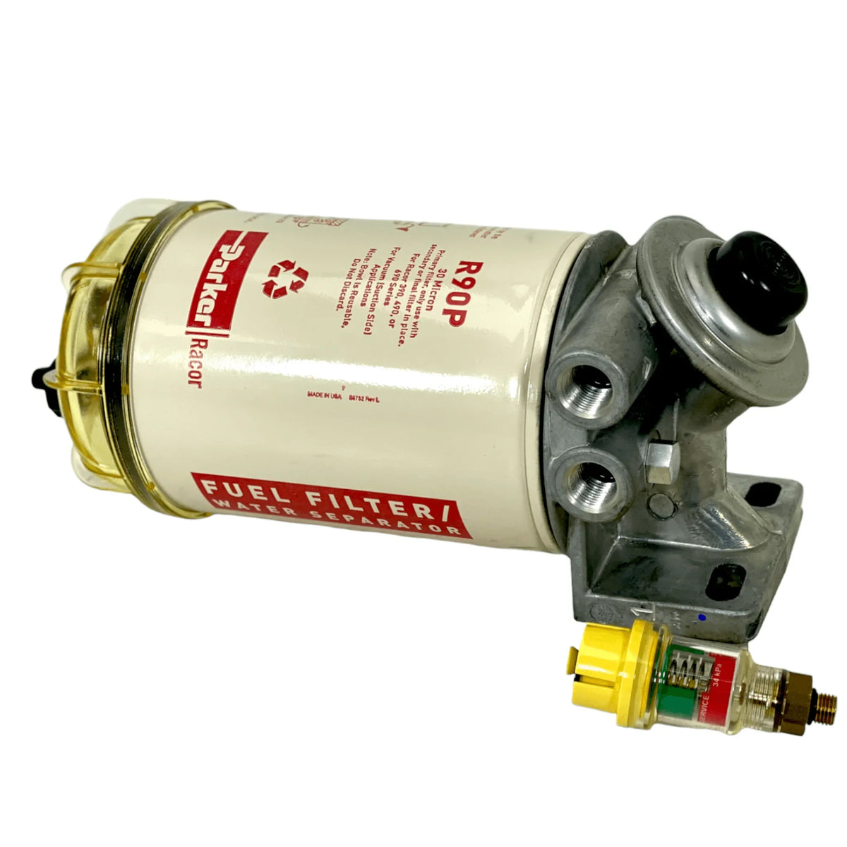 490R30 Genuine Parker Fuel Filter Water Separator – Truck To Trailer