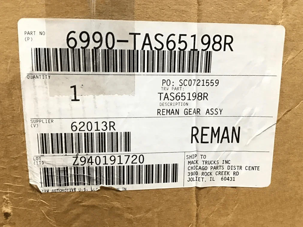 6990-TAS65198R Genuine Volvo Steering Gear – Truck To Trailer
