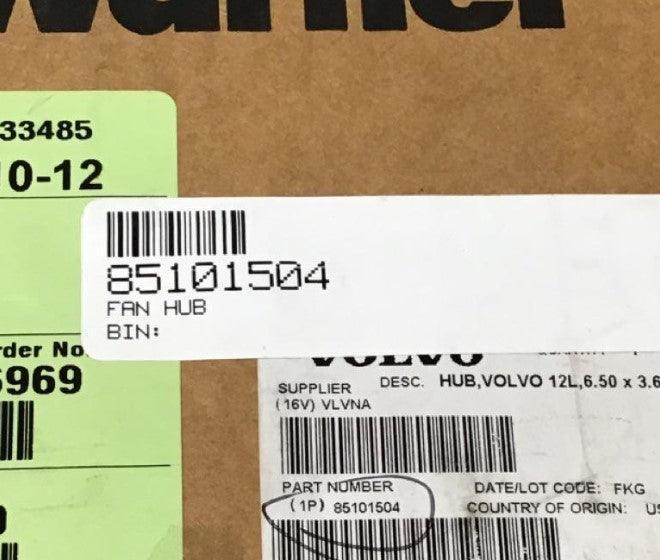 85101504 Genuine Volvo Fan Hub – Truck To Trailer