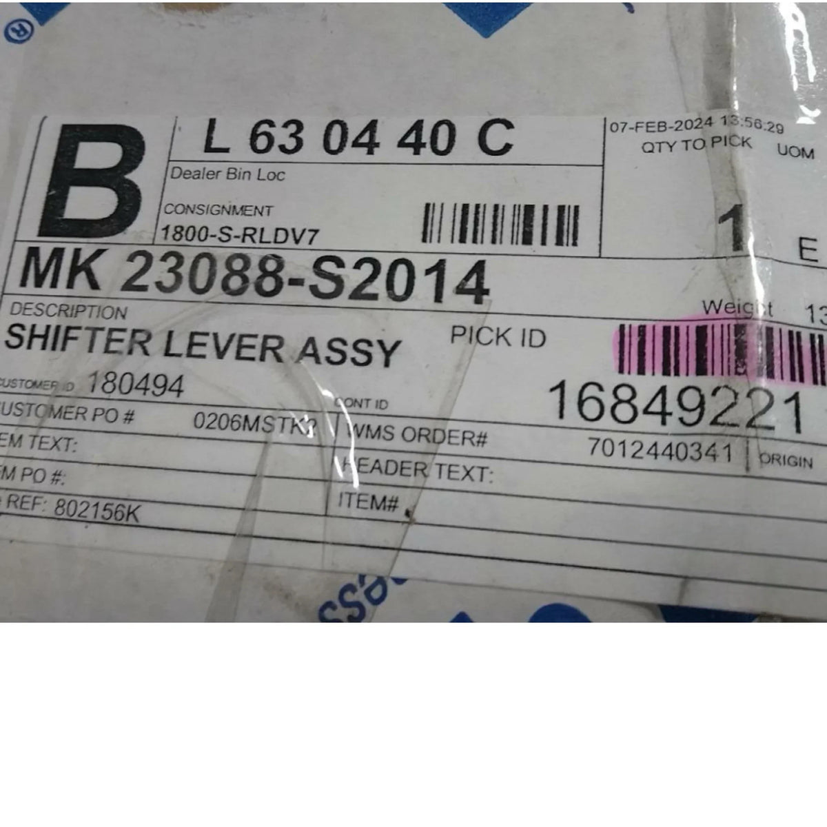 3088-S2014 Genuine Mack Shifter Lever Assy – Truck To Trailer