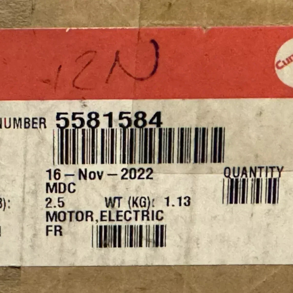 5581584 Genuine Cummins Electric Motor – Truck To Trailer