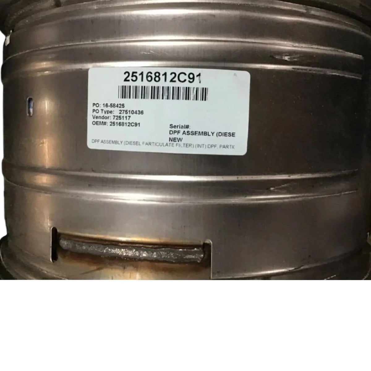 2516812C91 International Dpf Particulate Filter – Truck To Trailer