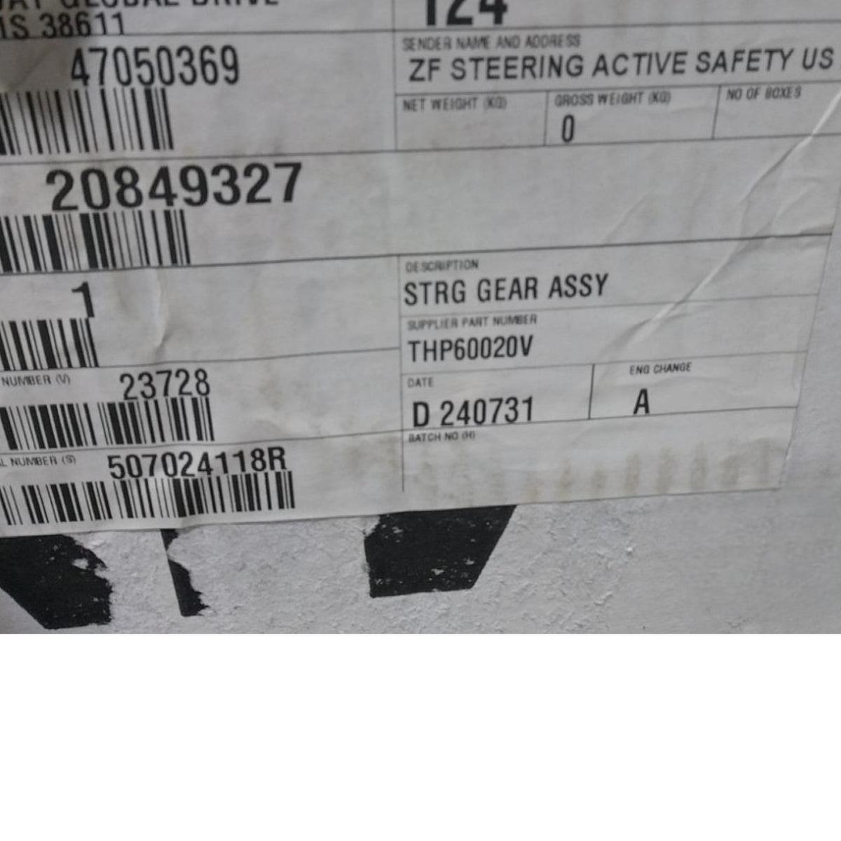 20849327 Genuine Mack Steering Gear – Truck To Trailer