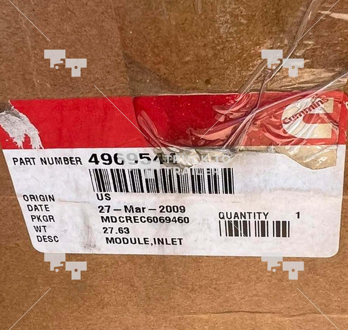 4969544 Genuine Cummins Inlet Module – Truck To Trailer