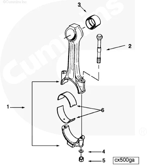Cummins 197191 BearingCon Rod 010 – Truck To Trailer