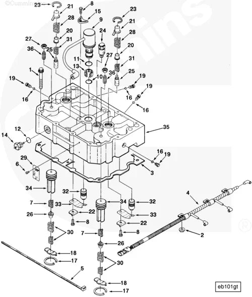 Cummins 3051530 Solenoid Top Level Assembly Valve – Truck To Trailer