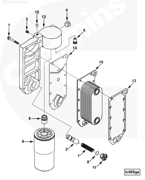 Cummins 3313281 Lubricating Oil Filter Element – Truck To Trailer