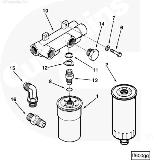 Cummins 3313306 Fuel Filter Element – Truck To Trailer