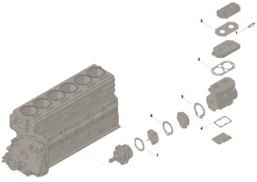 Cummins 3801807 Air Compressor Gasket – Truck To Trailer