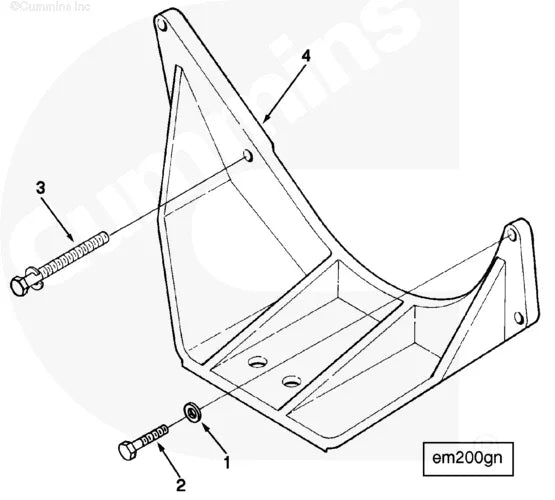 Cummins 3882639 Front Engine Support – Truck To Trailer