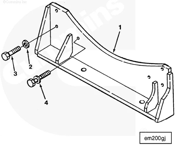Cummins 3883597 Front Engine Support – Truck To Trailer