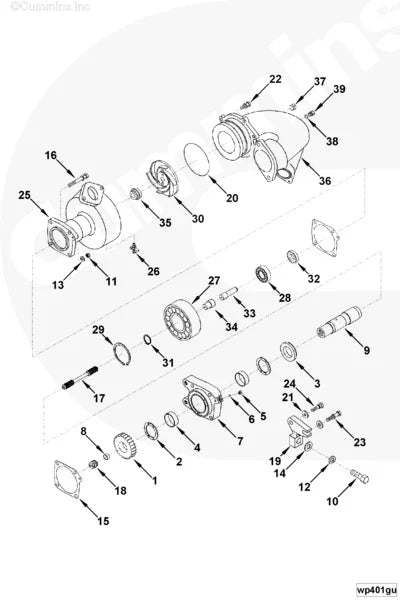 Cummins 3967792 Water Inlet Connection – Truck To Trailer