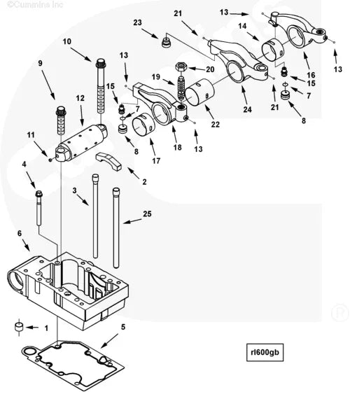Cummins 4001565 Rocker Lever Housing – Truck To Trailer