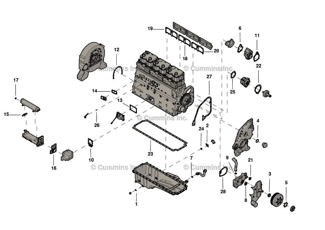 Cummins 4025069 Lower Engine Gasket Set – Truck To Trailer
