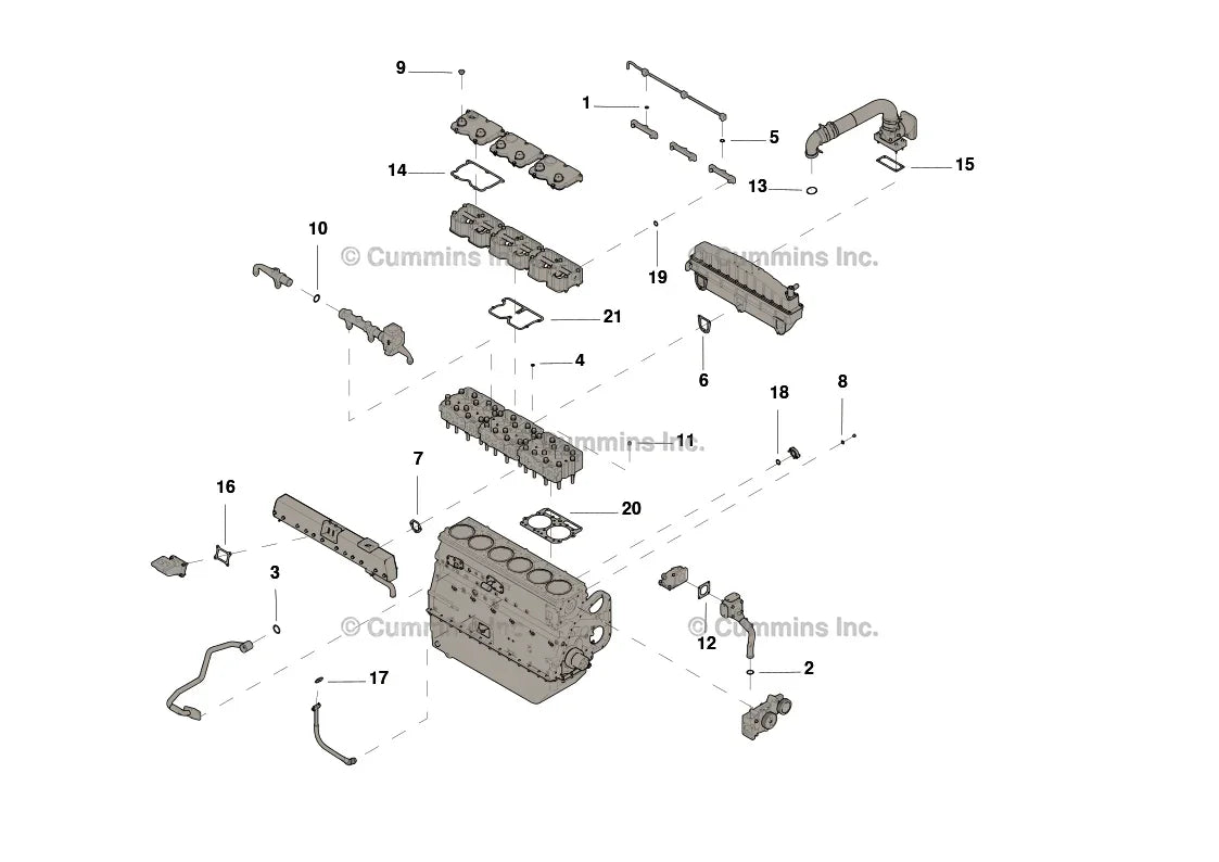 Cummins 4089368 Upper Engine Gasket Set – Truck To Trailer