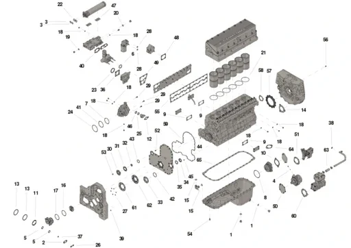 Cummins 4089998 Lower Engine Gasket Set – Truck To Trailer