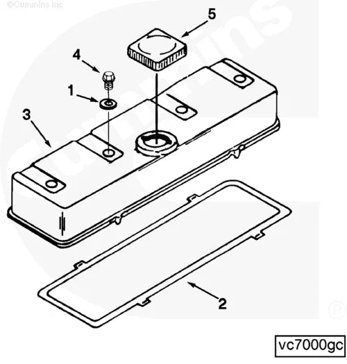 Cummins C0115027200 Rocker Lever Cover – Truck To Trailer