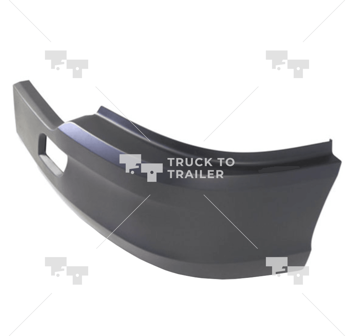 N71-6120-1220 Oem Kenworth Driver Side Bumper Section For Kenworth T68 ...